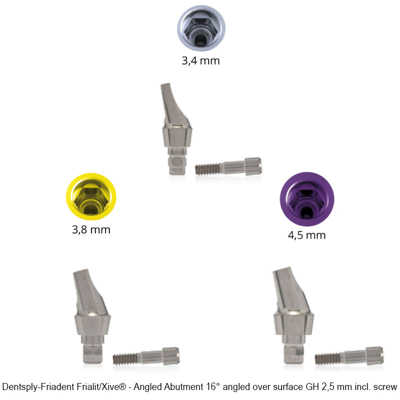 Nt-trading Dentsply-Friadent Frialit/Xive® – Angled Abutment 16° angled ...