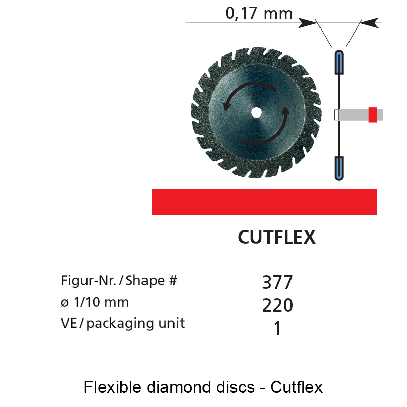 Flexible diamond discs – Cutflex – Doha Medical